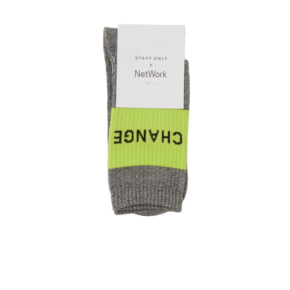 Anthracite Letter Jacquard Women's Socks