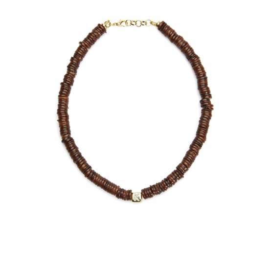 Brown Beaded Women's Necklace