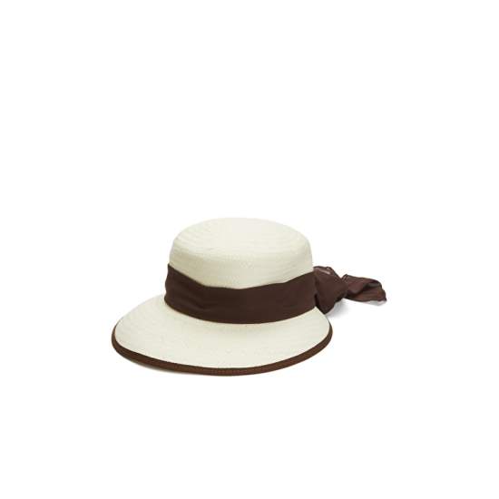 White Women's Straw Hat