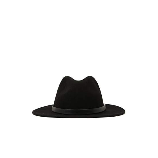 Black Men's Wool Hat