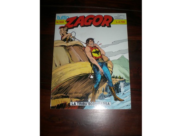 ZAGOR TUTTO 168  LA  TRIBU` SCOMPARSA*