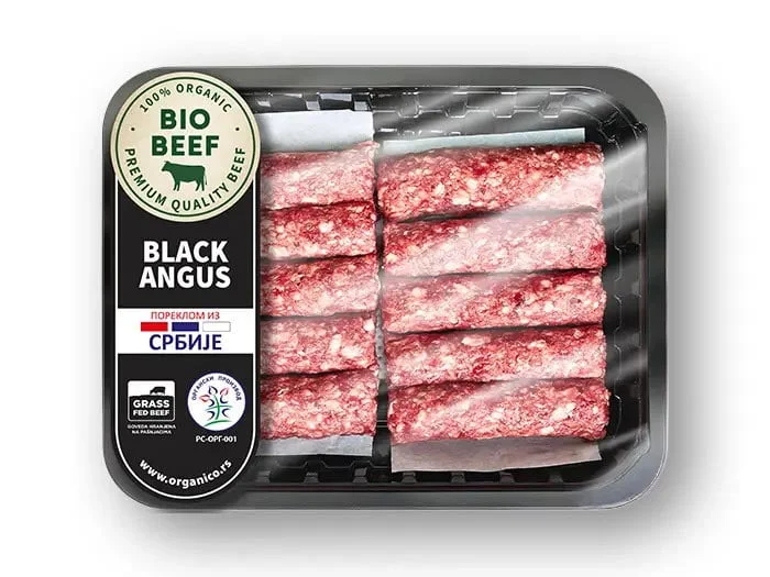 Organska Junetina Ćevapi Black Angus Bio Beef 500g