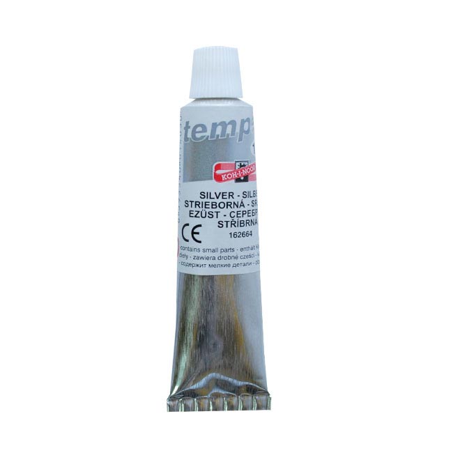 Tempera Kohinor srebrna 16ml