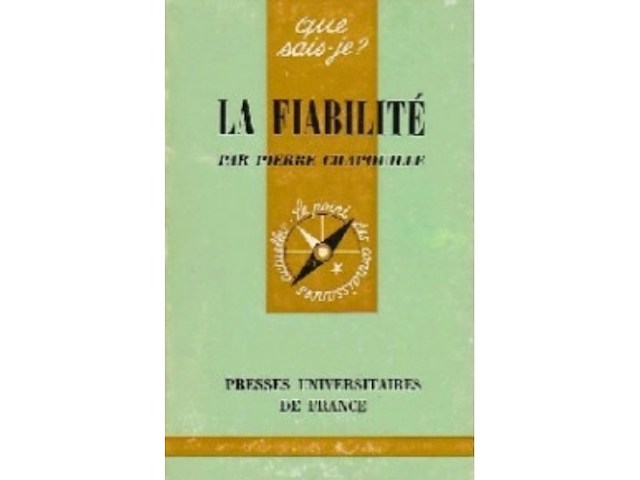 La Fiabilité - Pierre Chapouille