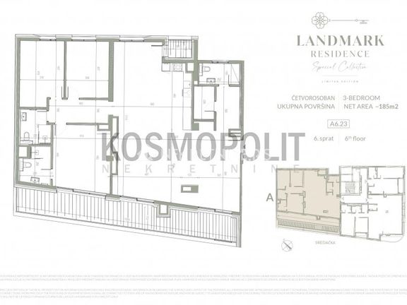 Vračar, Bulevar kralja Aleksandra, Bulevar kralja Aleksandra, 4.0, 185m2, 795000 EUR