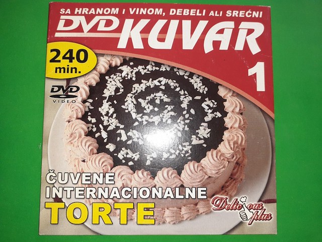 DVD KUVAR, ČUVENE INTERNACIONALNE  TORTE