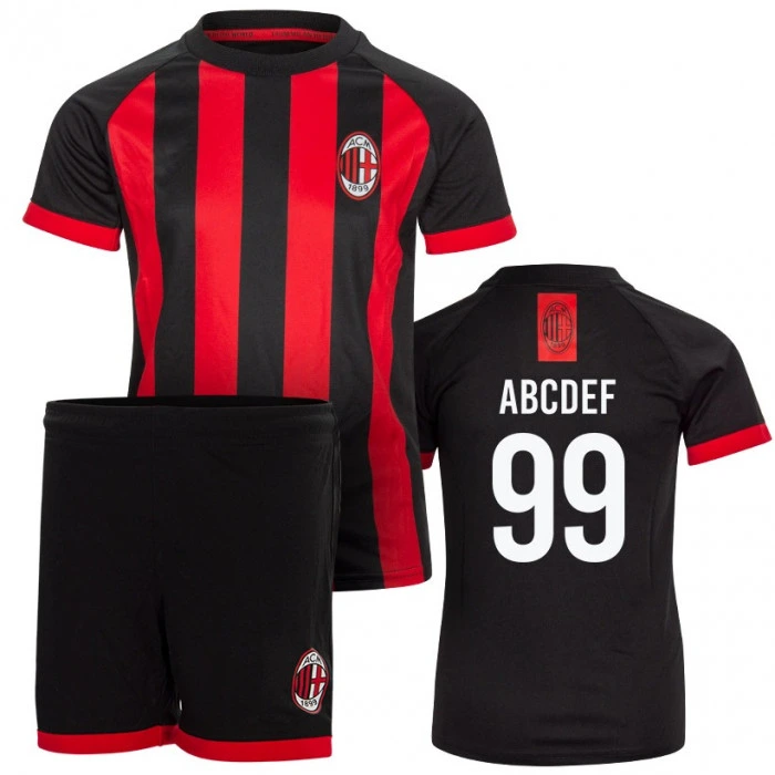 AC Milan Poly komplet dečji trening dres (tisak po želji +13,11€)