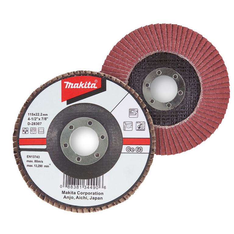 Makita Lamelarni brusni disk keramički-aluminium oksid Ø125mm g60, D-28341