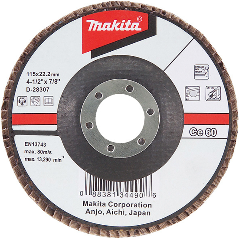 Makita Lamelarni brusni disk keramički-aluminium oksid Ø180mm g40, D-28531