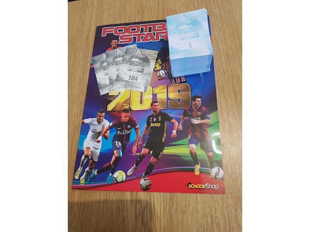 Set slicica Football Stars 2019 (Schoolshop) + album