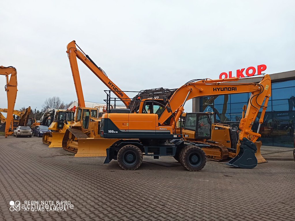 Hyundai R160W-9A RATY - KREDYT bager točkaš