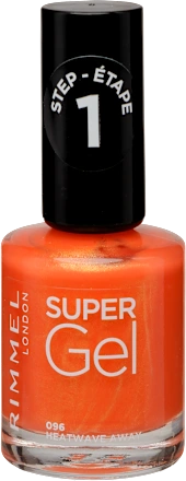 RIMMEL LONDON
SUPER Gel lak za nokte - 096 HEATWAVE AWAY, 12 ml