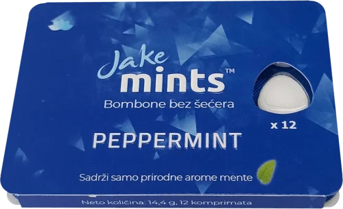 Jake
mints - PEPPERMINT, 12 kom