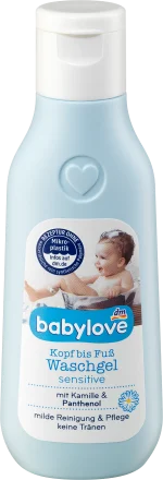 babylove
sensitive gel za kupanje od glave do pete, 50 ml