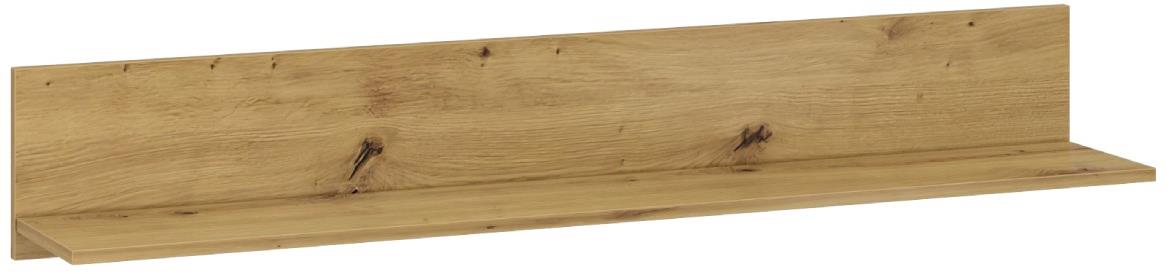 Sorrento D zidna polica 138x23,5x22 cm natur (artisan hrast)