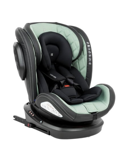 KikkaBoo autosedište 0-1-2-3 (0-36 kg) Stark ISOFIX Mint ( KKB71089 )