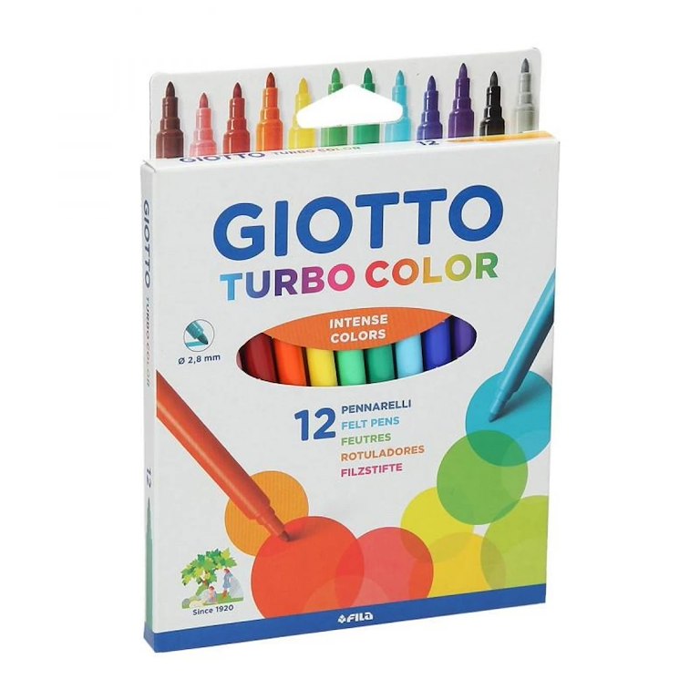 GIOTTO FLOMASTER 12/1 TURBO COLOR BLISTER