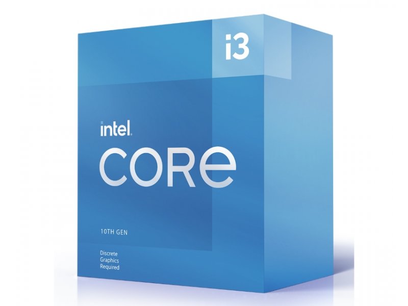 INTEL CORE I3-10105F 4 CORES 3.7GHZ (4.4GHZ) BOX CENA