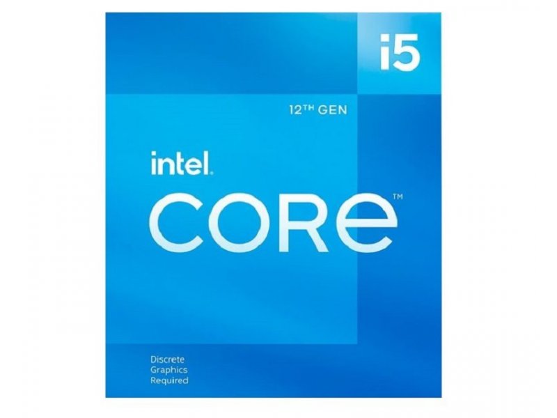 INTEL CORE I5-12400F 6-CORE 2.50GHZ (4.40GHZ) BOX CENA