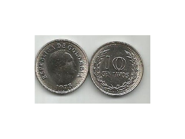 Kolumbija 10 centavos 1975.