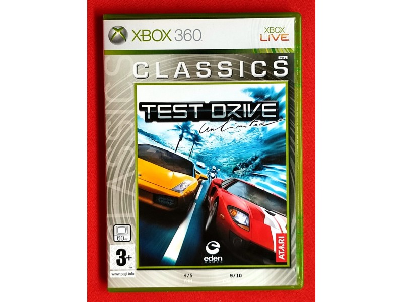 Test Drive Unlimited / XBox 360 Originalna Igra
