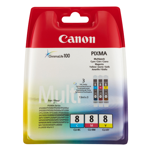 CANON Kertridž CL-I-8 Multipack - 0621B029AA