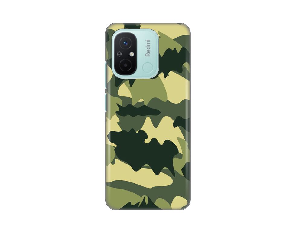 Silikonska futrola PRINT Skin - Xiaomi Redmi 12C Army