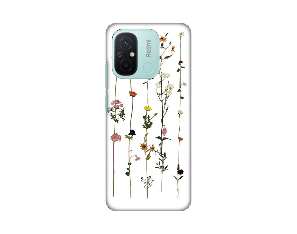 Silikonska futrola PRINT Skin - Xiaomi Redmi 12C Flower