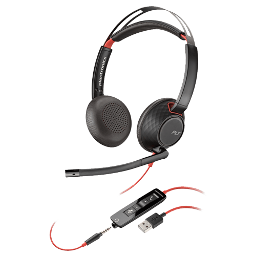 PLANTRONICS Žične slušalice Blackwire C5220 (Crna) 207576 01