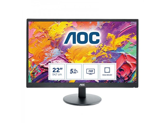 Monitor 22` AOC E2270SWHN VGA / HDMI