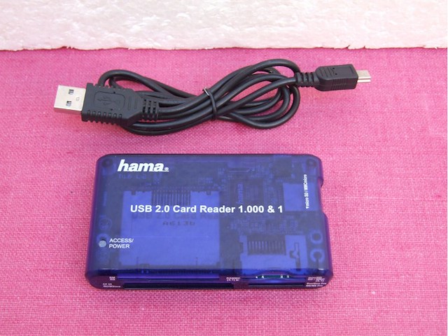 HAMA USB 2.0 Card Reader 35 in 1 Citac kartica+GARANCIJ