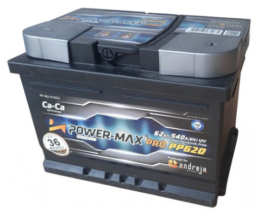 Power-Max Pro PP620 12V 62Ah