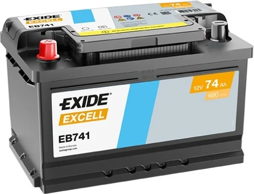 Exide Excell EB741 12V 74Ah L+