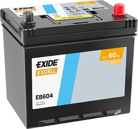 Exide Excell EB604 12V 60Ah