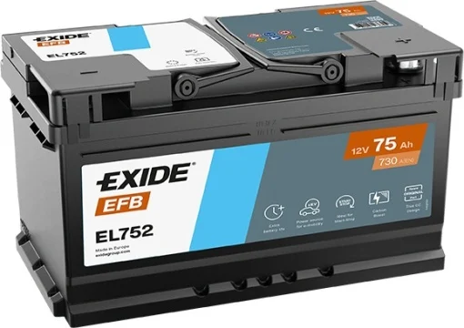 Exide Start&Stop EFB EL752 12V 75Ah