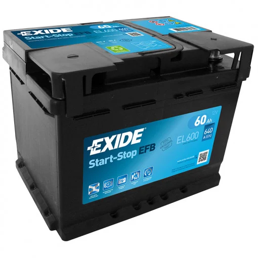 Exide Start&Stop EFB EL600 12V 60Ah