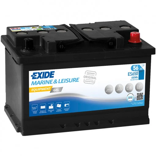 Exide Equipment Gel ES650 12V 56Ah