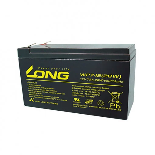 Baterija Long WP7-12(28W) 12V 7Ah – F2