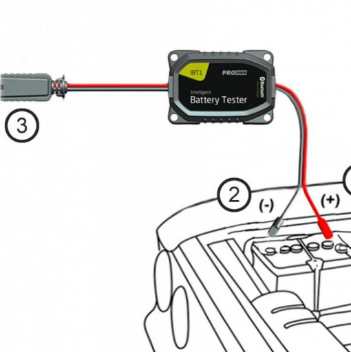 Pro-User IBT1 Bluetooth tester akumulatora