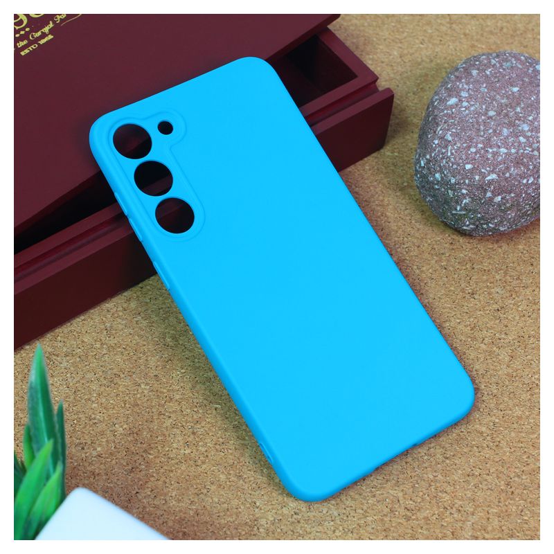 Maskica Teracell Giulietta za Samsung S916B Galaxy S23 Plus mat svetlo plava