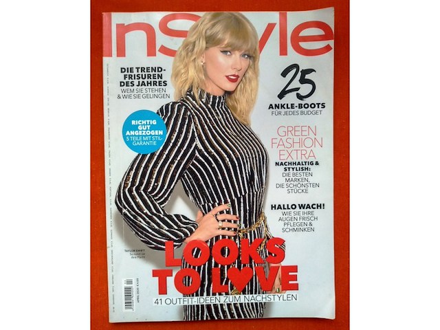 InStyle. April 2020. (na nemačkom) kao nov