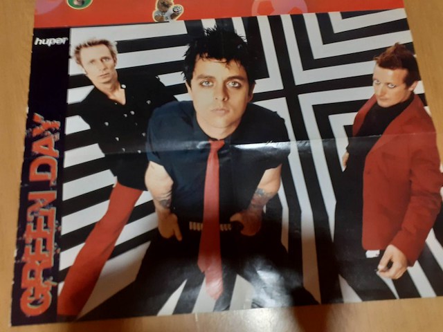 HUPER POSTER- GREEN DAY, HIM, GERMANY 2006