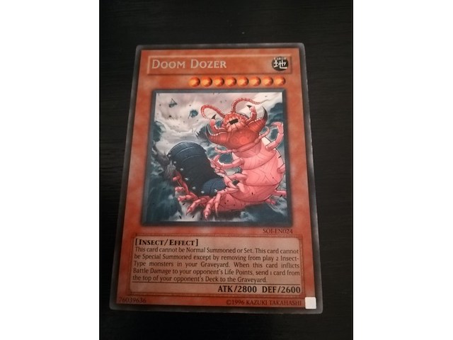 Yu-GI-OH!- Doom Dozer (rare)