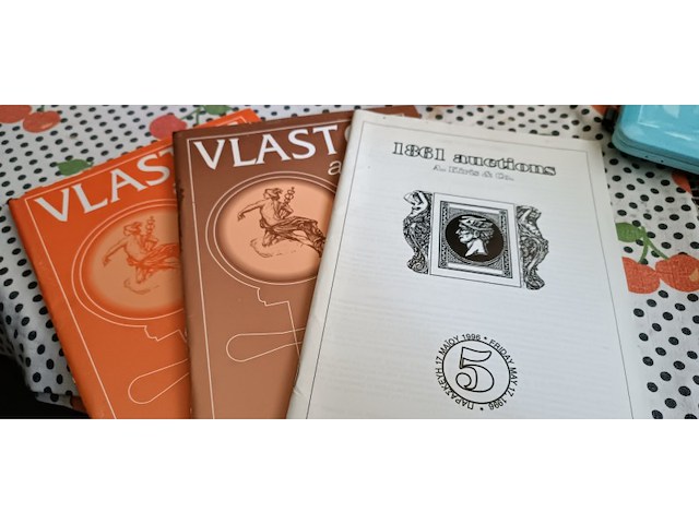 Aukcijski katalozi...Vlastos....