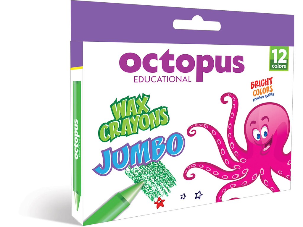 Octopus Voštane boje 12/1 jumbo unl-0418