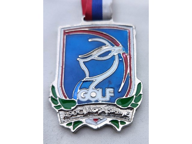 Golf asocijacija Srbije medalja