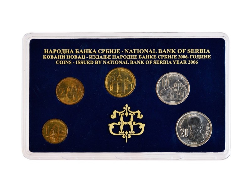 SRBIJA - Kovani novac NBS 2006 UNC Nikola Tesla