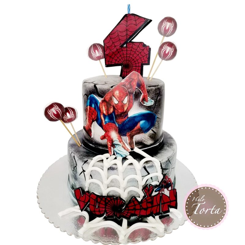 Torta Spiderman ručno senčena