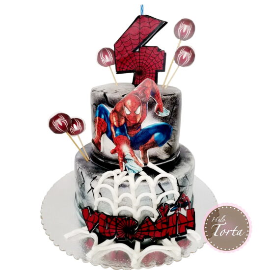 Torta Spiderman ručno senčena