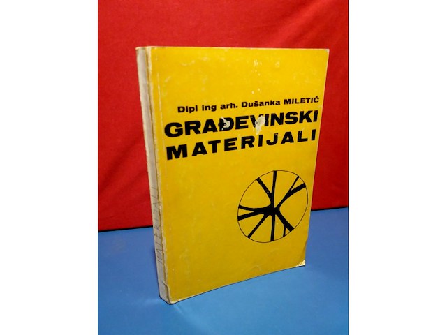 GRAĐEVINSKI MATERIJALI ZA 3. RAZRED